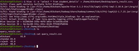 Hive One Shot Commands Geeksforgeeks