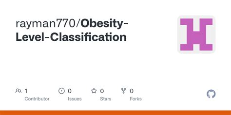 Github Rayman770 Obesity Level Classification