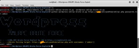 live detection and exploitation of wordpress xmlrpc php file yeah hub