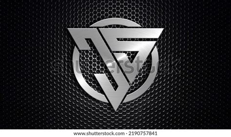 Beautiful Letter Js Infinity Monogram Very Stock Illustration