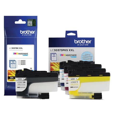Brother Lc3037 Original Ink Cartridge Combo Extra High Yield Bk C M Y