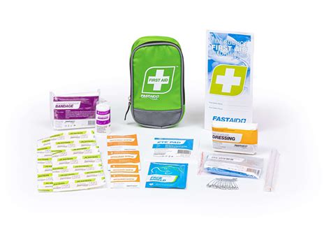 Compact First Aid Kit Soft Pack Carton Of 12 Spilltek