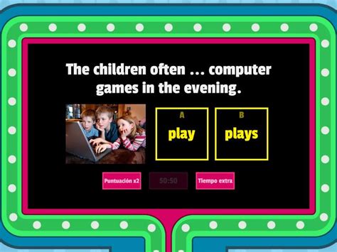 Present Simple Gameshow Quiz