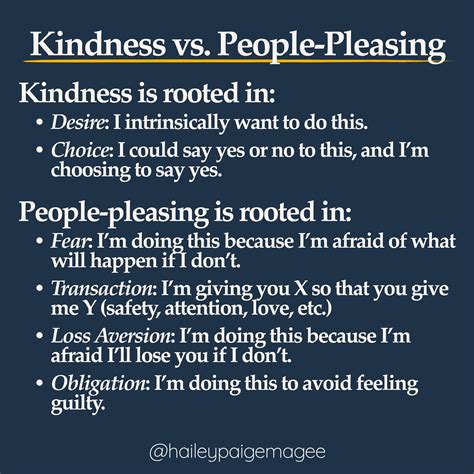 This Is The Difference Between Kindness And People Pleasing Hailey Magee