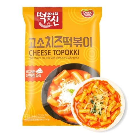 Dongwon Topokki With Cheese And Spicy Sauce 846 Oz