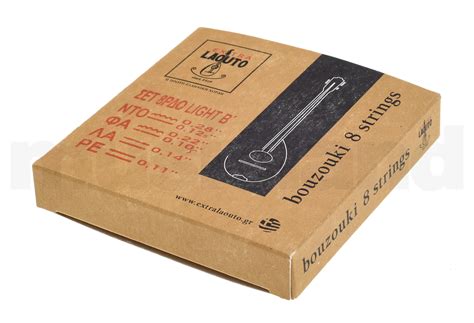 Extra Laouto 8 String Bouzouki Light B 11 28 Χορδές για Μπουζούκι