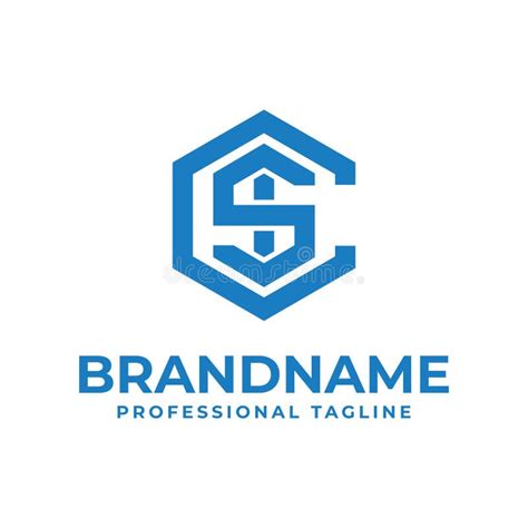 Logotipo De Las Letras Csi Hexagon Para Las Iniciales De Csi Cis Sci Sic Isc Ilustración Del