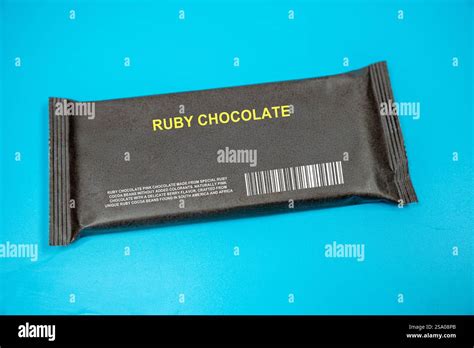 Ruby Chocolate Pink Chocolate Made From Special Ruby Cocoa Beans Without Added Colorants