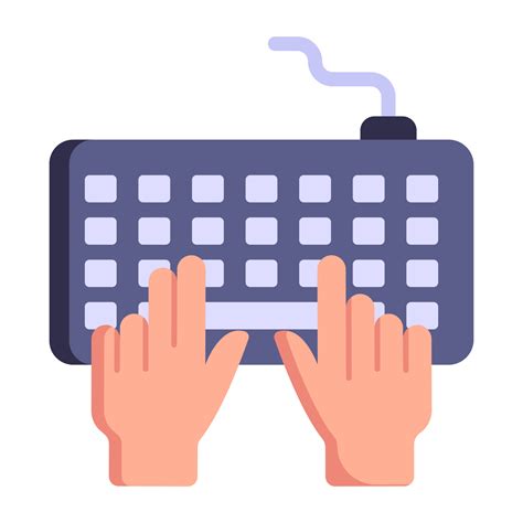 Person Typing Icon