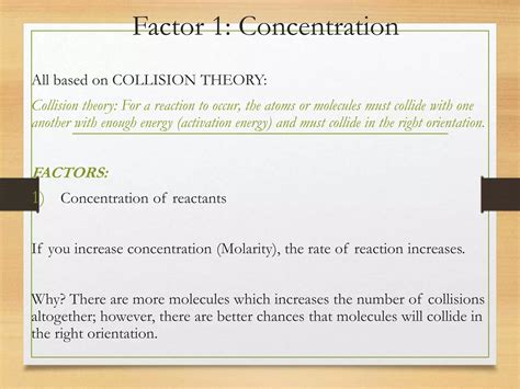 Enzyme Kinetics Collisn Theory Ppt