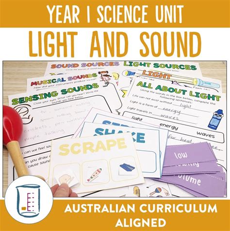 Year Science Light And Sound Ridgy Didge Resources Australia