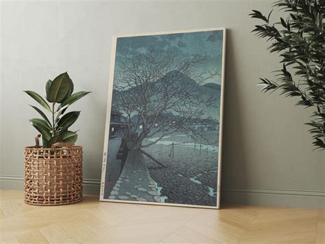 Evening At Beppu 1929 Kawase Hasui Print Japanese Print Ukiyo E