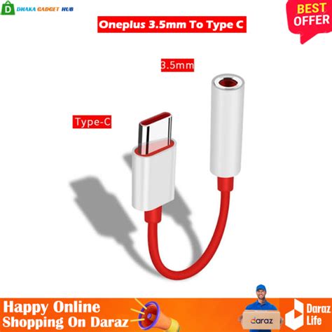 Oneplus Mm To Type C Adapter Converter Dongle Daraz Com Bd