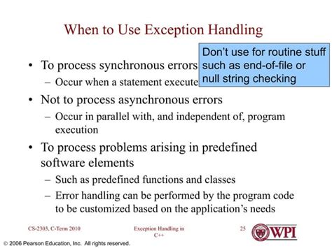 Week7exceptionhandlingppt
