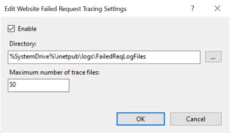 Iis Failed Request Tracing Rules Freb