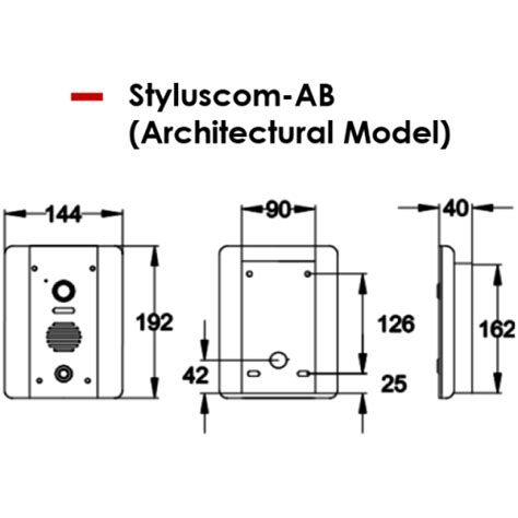 aes styluscom hard wired smart video intercom system styluscom ab