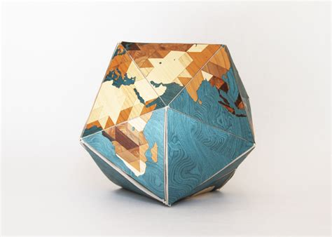 Buckminster Fullers Dymaxion World Map Redesigned