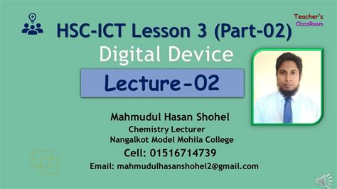02 Hsc Ict Chapter 3 Part 2 Digital Device Lecture 02 YouTube