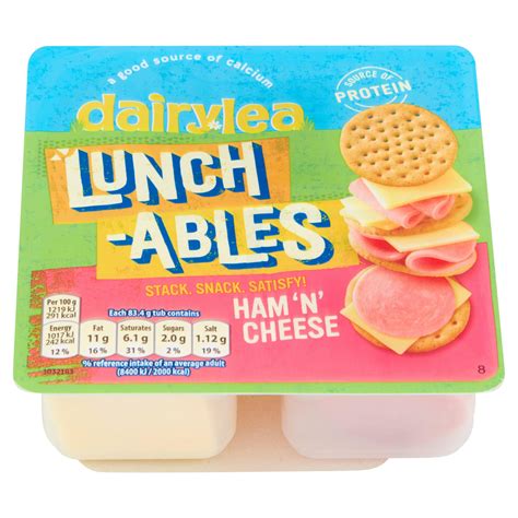 Dairylea Lunchables Ham N Cheese 834g Chilled Ready Meals And Snacks