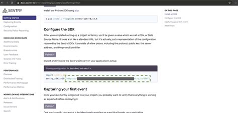 Reporting Exceptions In Python Scripts With Sentry Full Stack Python
