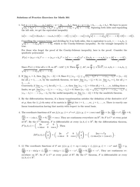 Ex1 71sol Pdf Derivative Function Mathematics