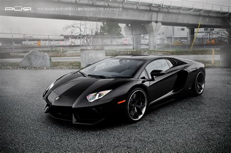 Fondos De Pantalla Vehículo Lamborghini Aventador Coches Negros