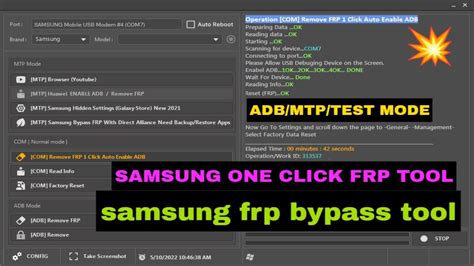 Samsung Frp Bypass Tool Samsung Huawei Frp Enable Adb Tool 2022 Samsung One Click Frp Tool