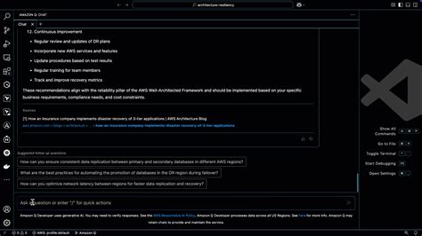 how to enhance your application resiliency using amazon q developer