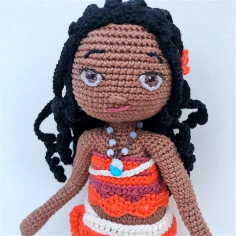 Moana Crochet Amigurumi Doll Pattern Pdf Download Etsy Australia