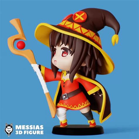 Megumin Chibi 3d Print Model 3d Printing Model Threeding