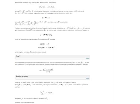 We Consider A Dataset Of P Features And N Data