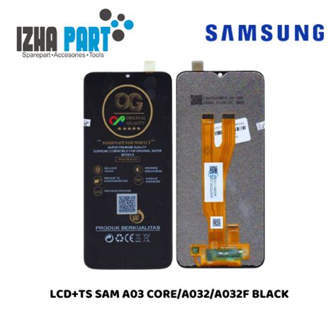 Jual Lcd Ts Sam A03 Core A032 A032f Black Shopee Indonesia