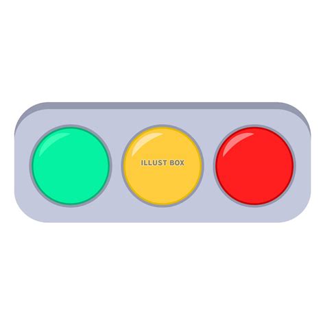 「イラスト素材・信号」イラスト無料