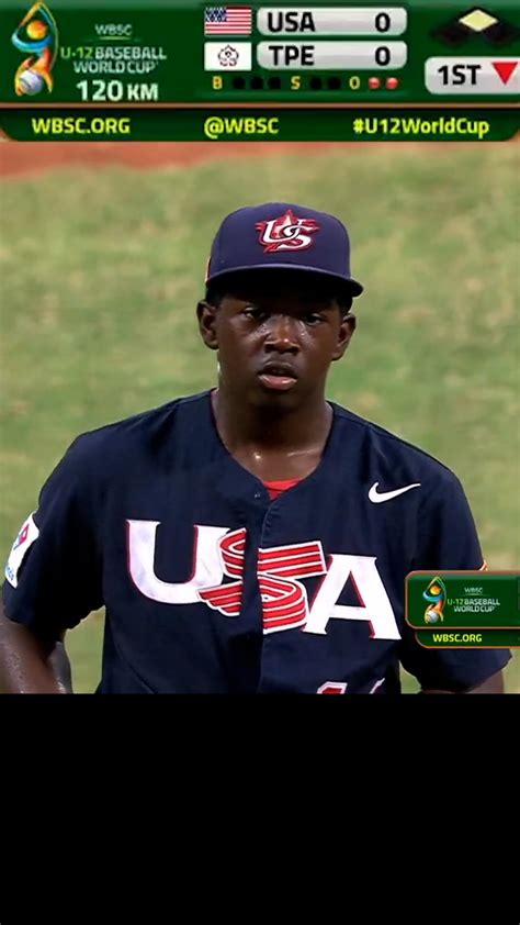 열두살이 구속 120을 던진다고 ㄷㄷ 세계야구소프트볼연맹 야구월드컵 U 12야구월드컵 야구 야구대회 야구국제대회 강속구 에이스 미국야구대표팀 오늘의