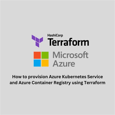 How To Provision Azure Kubernetes Service And Azure Container Registry