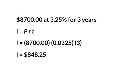 How To Use The Simple Interest Formula Simple Interest Interest