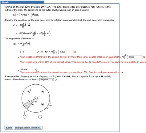 Solved Tutorial Exercise The Homopolar Generator Also