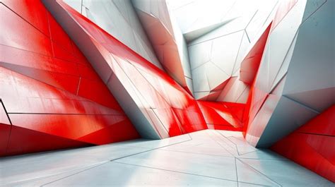 3d Dynamic Composition Of Intersecting Planes And Lines Creating A Sense Of Movement And Depth
