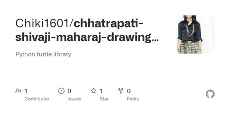 Github Chiki1601chhatrapati Shivaji Maharaj Drawing In Python