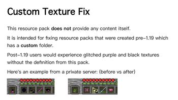 Custom Texture Fix Gallery