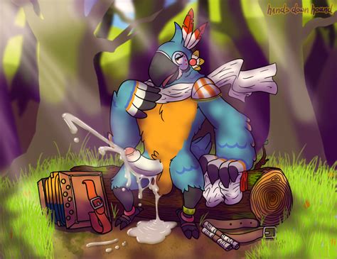 Rule 34 1boy 2017 Accordion Avian Balls Beak Bird Breath Of The Wild Clothing Cum Cum Pool