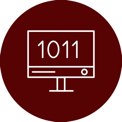 Binary Code Coding Development Html File Internet Icon Free Download