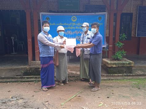 နတ်တလင်းမြို့နယ်တွင် လေဘေးသင့် အမိုးလန်နေအိမ် ၁ လုံးအတွက် ထောက်ပံ့ငွေပေးအပ် Information And