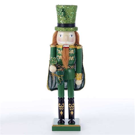 15 Wooden Irish Nutcracker With Cape