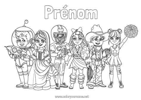 Coloriage N D Guisement Enfant Carnaval