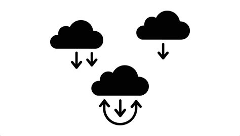 Cloud Computing Data Transfer Icon Download And Sync Symbol 57305874 Vector Art At Vecteezy
