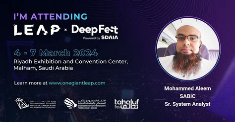 Leap And Deepfest 2024 Mohammed Aleem