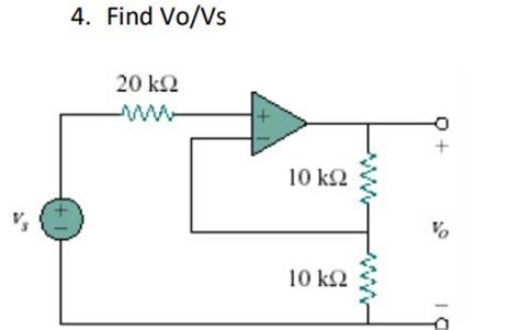 Solved Find Vo Vs Chegg