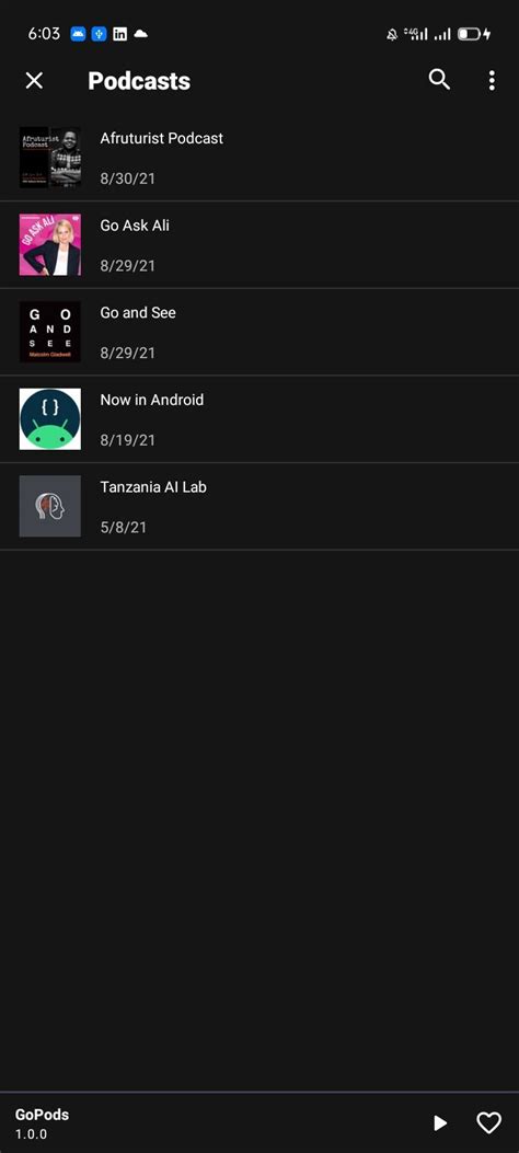 Emmanuel Mtali On Linkedin Developing An Android App For Playing Podcasts From The Internet