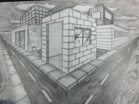 Side Of Building Drawing